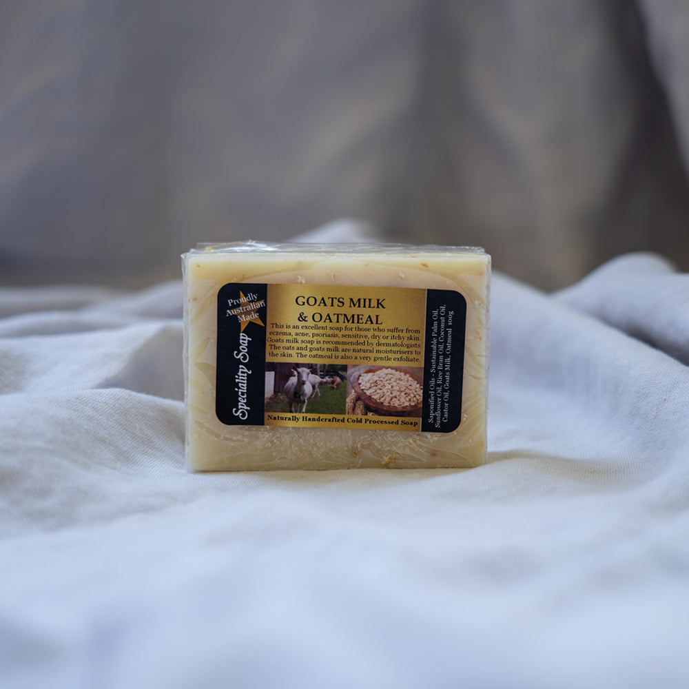 Goats Milk & Oatmeal 100g – Wholesalesoap.com.au